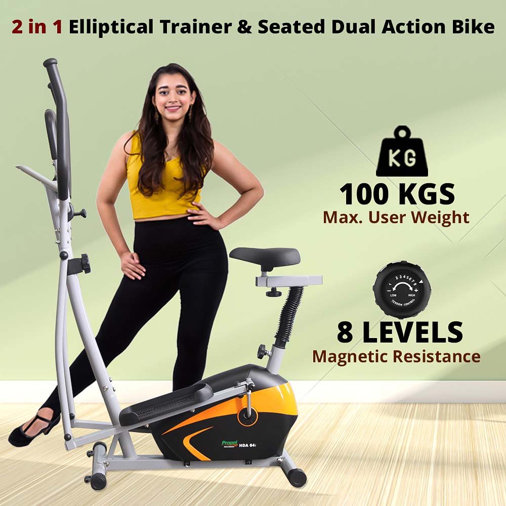 Seated Dual Action Bike – FitnessOne Treadmill Store in Chennai ...